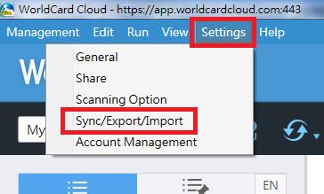 How to backup my contacts? – WorldCard Cloud